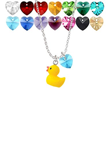 【中古】【未使用・未開封品】樹脂イエローDuckyカスタムクリスタルハートソフィアネックレス、18?" + 1?"【メーカー名】【メーカー型番】【ブランド名】Delight Jewelry 服＆ファッション小物, ネックレス 【商品説明】樹...