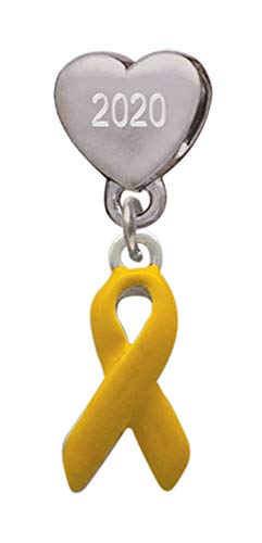 【中古】【未使用・未開封品】イエローリボンカスタム年ステンレススチールハートビーズチャーム【メーカー名】【メーカー型番】【ブランド名】Delight Jewelry 服＆ファッション小物, チャーム 【商品説明】イエローリボンカスタム年ステ...