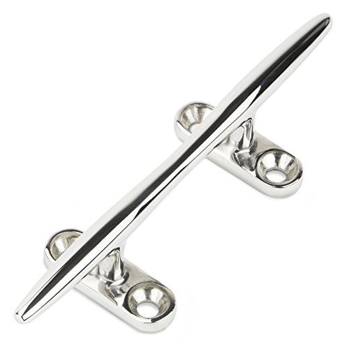 【中古】【未使用・未開封品】(12.0 Inches) - Stainless Steel Dock Cleat, Boat Mooring Accessories & Marine Hardware by Crown Sporting G...