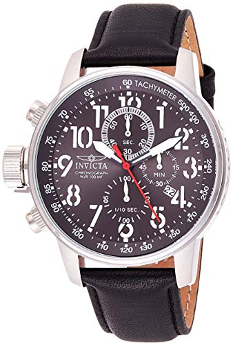 【中古】【未使用・未開封品】Invicta Men's 'Connection' Quartz Stainless Steel and Leather Casual Watch%カンマ% Color:Black (Model: 24736)...