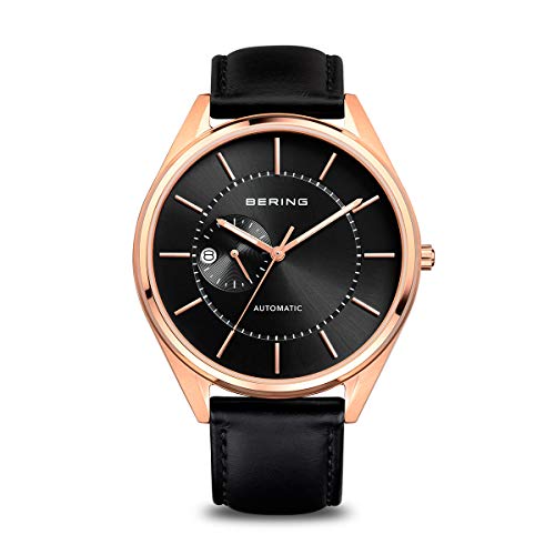 【中古】【未使用・未開封品】BERING Time メンズ 腕時計 16243-462 | 43mm ケース | 自動コレクション | カーフスキンレザーストラップ | 傷に強いサファイアクリスタル | ミニマリスティック - デンマークで...