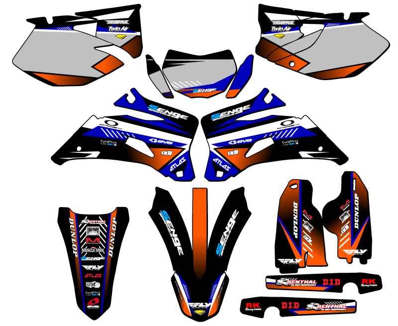 【中古】【未使用・未開封品】2007-2011 WR 450F サージブルー コンプリートキット センゲグラフィック ヤマハ対応【メーカー名】【メーカー型番】【ブランド名】Senge Graphics Inc. カテゴリー別, バイク用ステ...