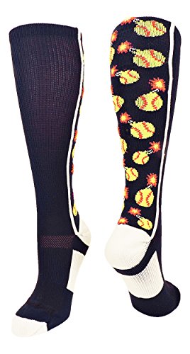 【中古】【未使用・未開封品】MadSportsStuffソフトボールBomber Over The Calf Socks複数色 S ブルー【メーカー名】【メーカー型番】【ブランド名】MadSportsStuff スポーツファングッズ, Sp...