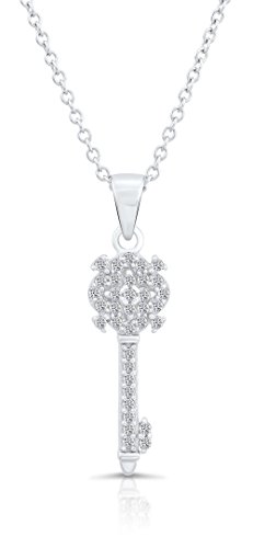 【中古】【未使用・未開封品】スターリングシルバーパヴェCZ小さなキーペンダントネックレス【メーカー名】【メーカー型番】【ブランド名】Tilo Jewelry ネックレス 【商品説明】スターリングシルバーパヴェCZ小さなキーペンダントネックレ...