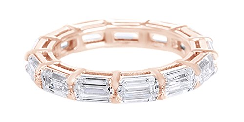 【中古】【未使用・未開封品】エメラルドカットキュービックジルコニアエタニティバンドリング14?K Gold overスターリングシルバー【メーカー名】【メーカー型番】【ブランド名】AFFY リング 【商品説明】エメラルドカットキュービックジ...