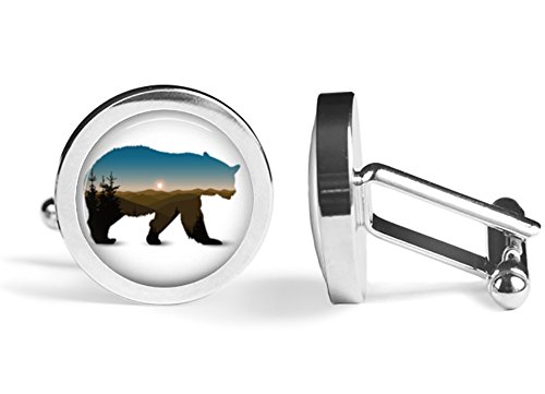 【中古】【未使用・未開封品】Mountain Bear Nature Cufflinks ( Angled Edition )【メーカー名】【メーカー型番】【ブランド名】Oakmont Cufflinks カフス, ビジネスアイテムストア ...