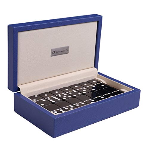 【中古】【未使用・未開封品】Silverman & Co. ダブル 6 ラージ ブラック ドミノセット - ブルーケース【メーカー名】【メーカー型番】【ブランド名】Silverman & Co. ドミノ, アナログゲーム, ゲーム, おもち...