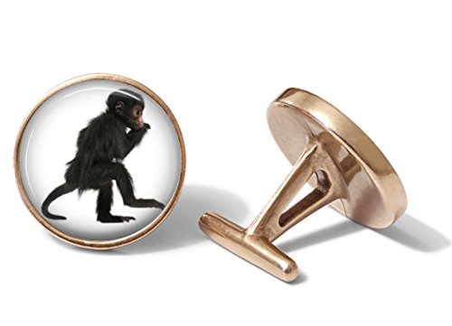 【中古】【未使用・未開封品】Monkey Cufflinksキュート霊長類Cuff Links (ソリッドBonze )【メーカー名】【メーカー型番】【ブランド名】Oakmont Cufflinks カフス, ビジネスアイテムストア 【商品...
