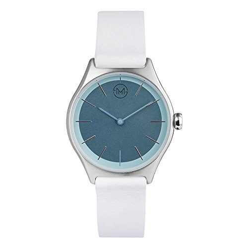 【中古】【未使用・未開封品】Slow Made 2つ07???シルバーケース、ブルーダイヤルホワイトレザー【メーカー名】【メーカー型番】【ブランド名】slim made 腕時計, 服＆ファッション小物, レディース腕時計 slim made...