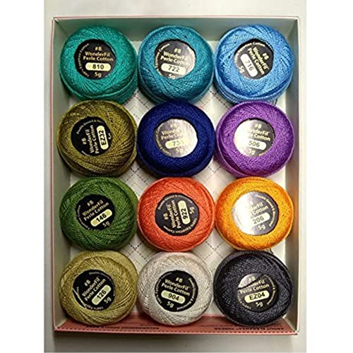 【中古】【未使用・未開封品】Wonderfil Eleganza #8 Perle Cotton Embroidery Thread Sampler Collection, "Coral Reef"【メーカー名】【メーカー型番】【ブランド名...
