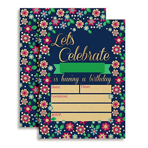 【中古】【未使用・未開封品】Bunchesの花パーティー招待状、5?" x7?" Fill Inカードwith 10ホワイト封筒by amandacreation【メーカー名】【メーカー型番】【ブランド名】Amanda Creation お...