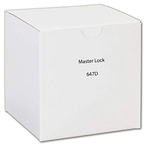 【中古】【未使用・未開封品】Master Lock 647D 1-1/4インチ ブラック 荷物ロック【メーカー名】【メーカー型番】【ブランド名】Master Lock(マスターロック) 補助錠・錠前, DIY & Garden - Amaz...