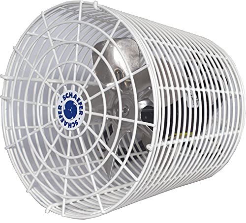 【中古】【未使用・未開封品】Schaefer VK8 Versa-Kool 8インチ ディープガード 温室 循環ファン 米国製 水平気流 1/100HP 450CFM L字マウント付き ホワイト【メーカー名】【メーカー型番】【ブランド名】S...