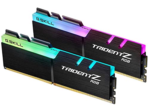 【中古】【未使用・未開封品】G.Skill Trident Z RGBシリーズ 16GB (2 x 8GB) 288ピン SDRAM DDR4 3200 (PC4-25600) CL14-14-34 1.35V デュアルチャンネル デスクト...