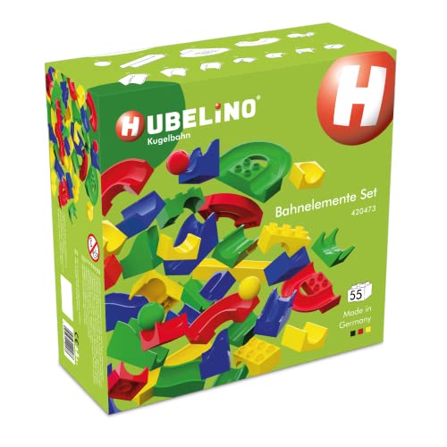 【中古】【未使用・未開封品】Hube Lino GmbH 420473 55 Piece Elements Set Marble Run【メーカー名】【メーカー型番】【ブランド名】Hubelino スロープトイ, 赤ちゃん・幼児のおもちゃ,...