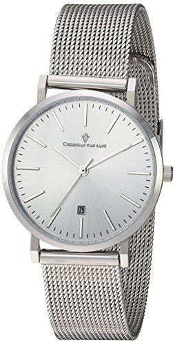 【中古】【未使用・未開封品】Christian Van Sant レディース パラダイム」クォーツステンレススチールカジュアルウォッチ、色調（モデル：Cv4223） 銀【メーカー名】【メーカー型番】【ブランド名】Christian Van ...