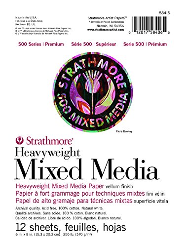 【中古】【未使用・未開封品】Strathmore 500 Series Heavyweight Mixed Media Pad 6"X8"-12 Sheets -62584600【メーカー名】【メーカー型番】【ブランド名】Strathmor...