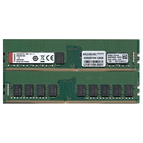 【中古】【未使用・未開封品】キングストン KSM24ED8/16ME 16GB DDR4 2400MHz ECC CL17 2Rx8 1.2V Unbuffered DIMM チップ固定 Micron E【メーカー名】【メーカー型番】【ブラ...