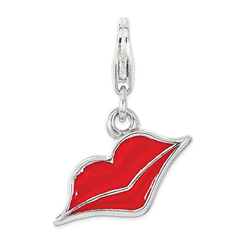 【中古】【未使用・未開封品】スターリングシルバーレッドエナメルリップ、ロブスタークラスプチャーム付き。【メーカー名】【メーカー型番】【ブランド名】Jewels By Lux チャーム 【商品説明】スターリングシルバーレッドエナメルリップ、ロ...