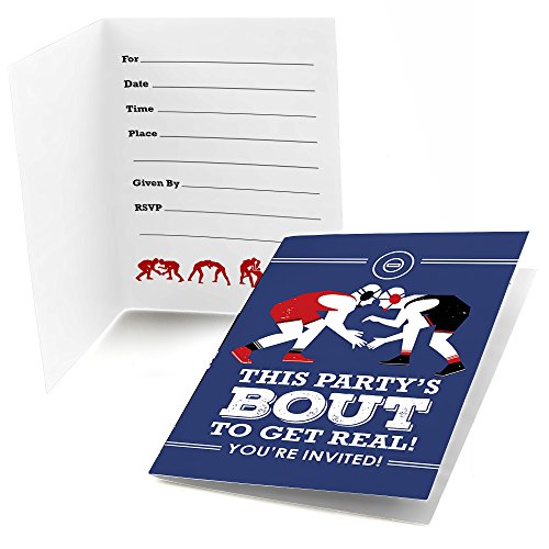 【中古】【未使用・未開封品】Own the Mat???Wrestling???Fillで誕生日パーティーまたはWrestler Party Invitations ( 8?Count )【メーカー名】【メーカー型番】【ブランド名】Big ...