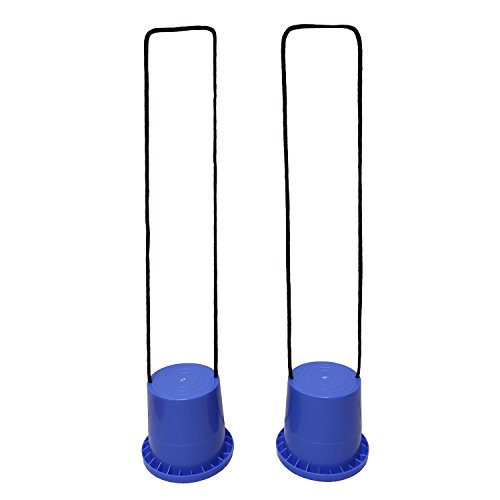 【中古】【未使用・未開封品】Get Out! Walking Bucket Stilts 2 Pack (Pair) Blue Stepper Balance Bucket Shoe Stilts Toy, Cup Walkers Can ...