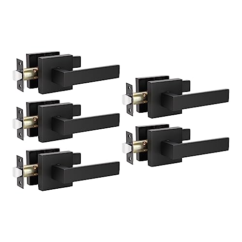 【中古】【未使用・未開封品】高耐久 プライバシー 浴室 レバーロックセット 屋内/屋外ドア 頑丈 ドアロックハンドル マットブラック仕上げ ベッド/浴室用 レバーセット【メーカー名】【メーカー型番】【ブランド名】Home Hardware ...