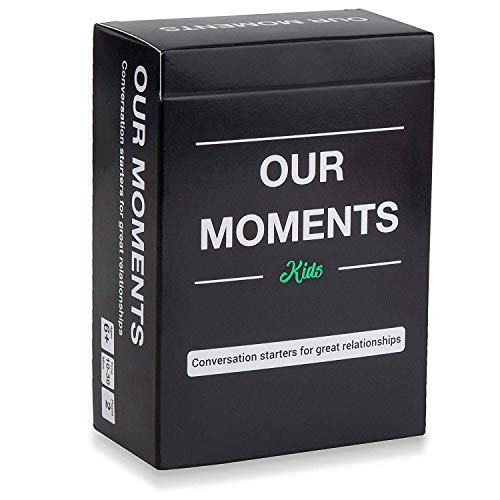 【中古】【未使用・未開封品】Our Moments Kids: 100 Thought Provoking Conversation Starters for Great Parent-Child Relationship Building...