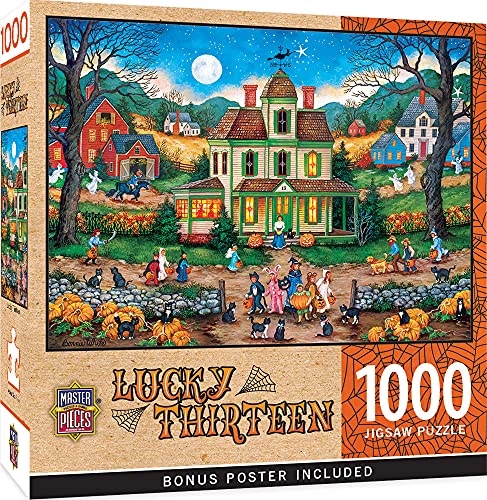 【中古】【未使用・未開封品】MasterPieces Puzzle Company Seasonal Lucky Thirteen Puzzle (1000 Piece), Multicoloured, 49cm x 70cm【メーカー名】...