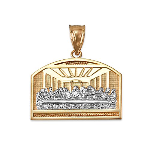 【中古】【未使用・未開封品】LA BLINGZ 10K ツートーンゴールド 最後の晩餐ペンダント【メーカー名】【メーカー型番】【ブランド名】LA BLINGZ ジュエリー, ジュエリー 【商品説明】LA BLINGZ 10K ツートーンゴー...