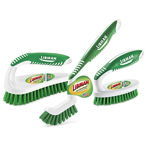 【中古】【未使用・未開封品】Libman スクラブキット: グラウト、タイル、バスルーム、キッチン用の3つの異なる耐久性のあるブラシ。 扱いやすい、丈夫な繊維で頑固な汚れ - 米国製、グリーンホワイト【メーカー名】【メーカー型番】【ブランド...