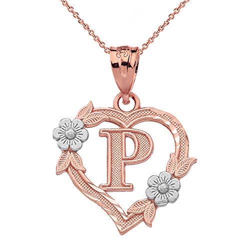 【中古】【未使用・未開封品】calirosejewelry 14?Kツートンカラーレディースローズとホワイトでの初期ハートペンダントゴールド【メーカー名】【メーカー型番】【ブランド名】CaliRoseJewelry ネックレス 【商品説明】...