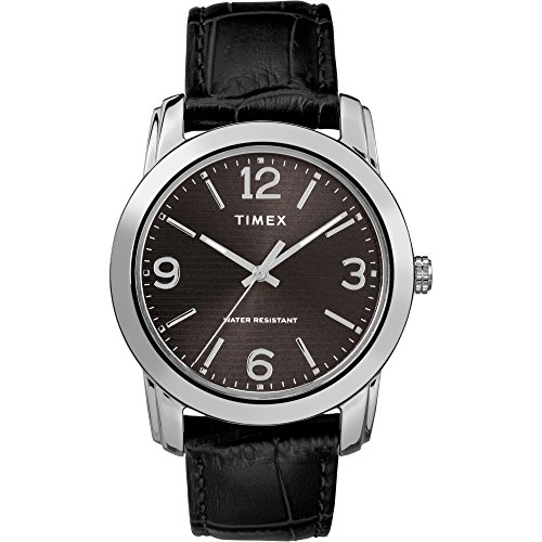 【中古】【未使用・未開封品】Timex TW2R86600 Men's Black Croco Print Leather Strap Watch【メーカー名】【メーカー型番】【ブランド名】TIMEX(タイメックス) 腕時計, Americ...