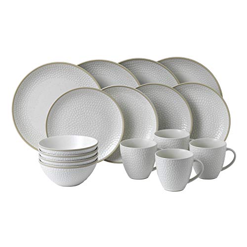 【中古】【未使用・未開封品】Royal Doulton Maze グリルホワイトハンマー 16ピース ディナーウェアセット【メーカー名】【メーカー型番】【ブランド名】Royal Doulton コーヒーカップ・マグ, ディナー食器セット 【...