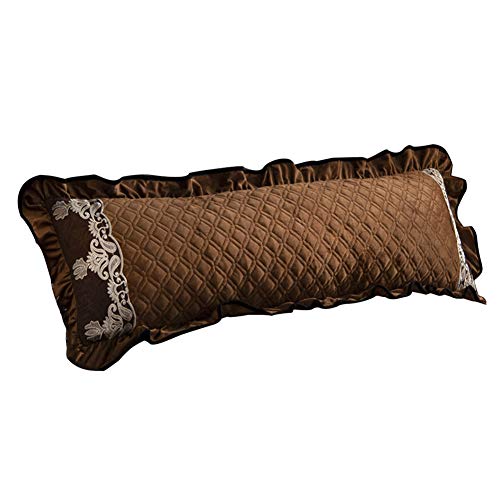 【中古】【未使用・未開封品】PENGFEI ボルスター枕 ロング枕クッション シングルまたはダブルキープ 温かい カバー取り外し可能で洗濯可能 8色 120/150/180cm 150x48CM ブラウン【メーカー名】【メーカー型番】【ブラ...