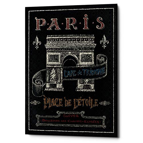 【中古】【未使用・未開封品】Epic Graffiti Travel to Paris II キャンバスウォールアート 45.72cm x 66.04cm、ブラック【メーカー名】【メーカー型番】【ブランド名】Epic Graffiti ポス...