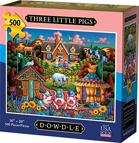 【中古】【未使用・未開封品】Dowdle ジグソーパズル 3匹の豚 500ピース【メーカー名】【メーカー型番】【ブランド名】D?O?W?D?L?E ジグソーパズル, パズル, おもちゃ_2column, 2189596051 puz, To...