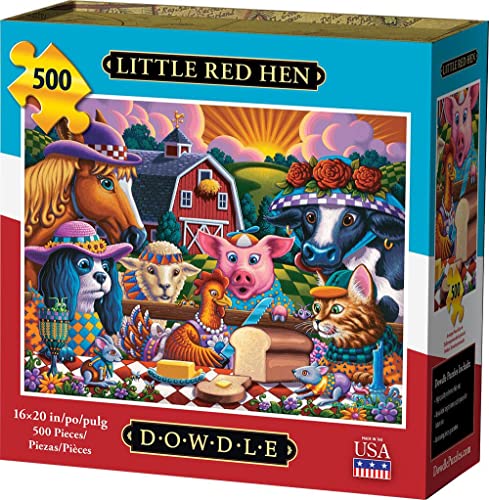 【中古】【未使用・未開封品】Dowdle Jigsaw Puzzle - Little Red Hen - 500 Piece【メーカー名】【メーカー型番】【ブランド名】D?O?W?D?L?E ジグソーパズル, パズル, おもちゃ_2col...