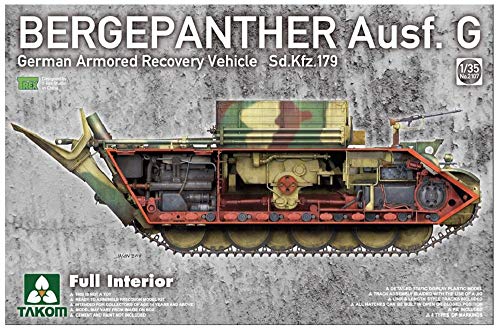 【中古】【未使用・未開封品】タコム 1/35 ドイツ軍 戦車回収車 Sd.Kfz.179 ベルゲパンター G型 w/フルインテリア プラモデル TKO2107【メーカー名】【メーカー型番】【ブランド名】タコム(TAKOM) 戦車・軍用車両・...
