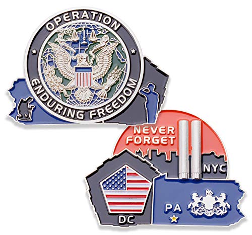 【中古】【未使用・未開封品】Never Forget 9-11 チャレンジコイン - OEF オペレーション不朽の自由 チャレンジコイン - アメリカ9月11日 軍事退役軍人によるデザイン【メーカー名】【メーカー型番】【ブランド名】Coin...