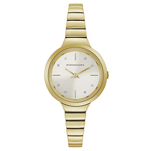 【中古】【未使用・未開封品】BCBGMAXAZRIA Women's Japanese-Quartz Watch with Stainless-Steel Strap, Gold, 7.7 (Model: BG50675003)【メーカー名...