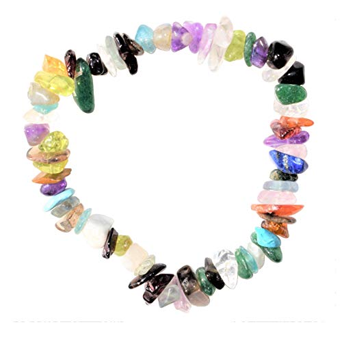 【中古】【未使用・未開封品】ZENERGY GEMS チャージド 7インチ チャージド プレミアム 各クリスタルチップ (ミックスストーン) 伸縮性ブレスレット レイキ (40+ クリスタルタイプ)【メーカー名】【メーカー型番】【ブランド名...