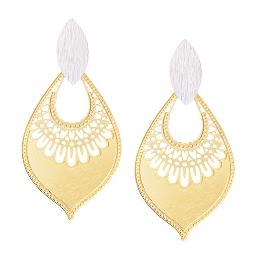 【中古】【未使用・未開封品】Rosemarie Collections レディース ツートンカラー モロッコフィリグリー ステートメント ダングルイヤリング, 金属【メーカー名】【メーカー型番】【ブランド名】Rosemarie Collec...