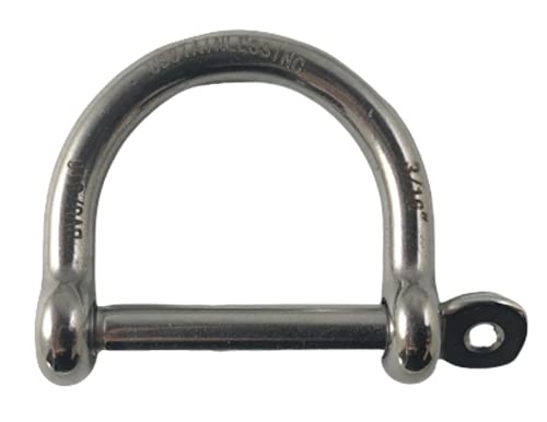 【中古】【未使用・未開封品】ステンレススチール 316幅 Dシャックル 3/16インチ (5mm) マリングレード【メーカー名】【メーカー型番】【ブランド名】US Stainless ボートアクセサリー・パーツ, Sports - Amaz...