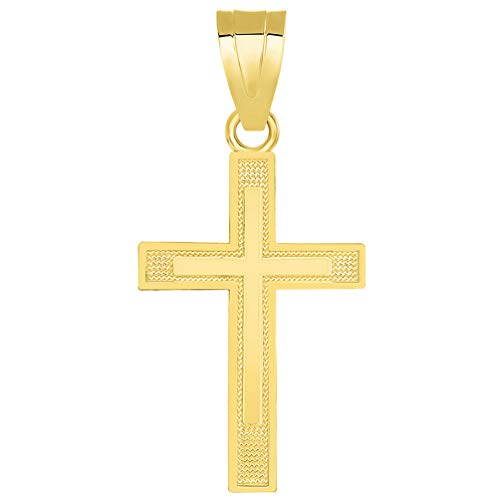 【中古】【未使用・未開封品】ソリッド 14K イエローゴールド 宗教的 ラテン クロス ペンダント【メーカー名】【メーカー型番】【ブランド名】Jewelry America メンズ, ネックレス JewelryAmerica: Design...