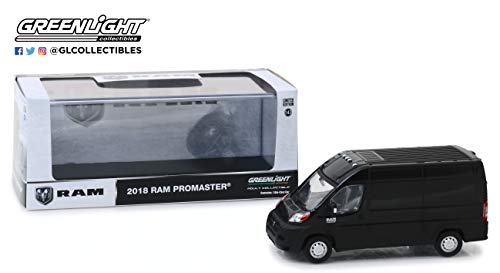 【中古】【未使用・未開封品】2018 Dodge Ram ProMaster 2500 Cargo Van High Roof Brilliant Black 1/43 Diecast Model Car by Greenlight【メーカ...