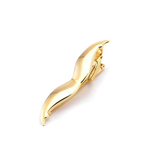 【中古】【未使用・未開封品】BadmenHome ゴールドシルバーネクタイクリップ ネクタイバークラスプ 口ひげ形 スーツクリップ ネクタイピン バー 紳士ファッションジュエリー アクセサリー, 金属,【メーカー名】【メーカー型番】【ブラン...