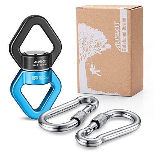 【中古】【未使用・未開封品】AusKit Swing Swivel、30 KNプーリー、カラビナ付き最も安全な回転式装置吊りアクセサリー（ブラック/ブルー）【メーカー名】【メーカー型番】【ブランド名】【商品説明】AusKit Swing S...
