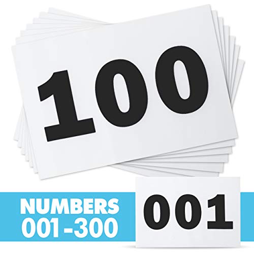 【中古】【未使用・未開封品】(001-300) - Race Numbers Running Bibs for 5k Marathon Sports Games Competition - 5.5" X 8.25"【メーカー名】【メーカー型...