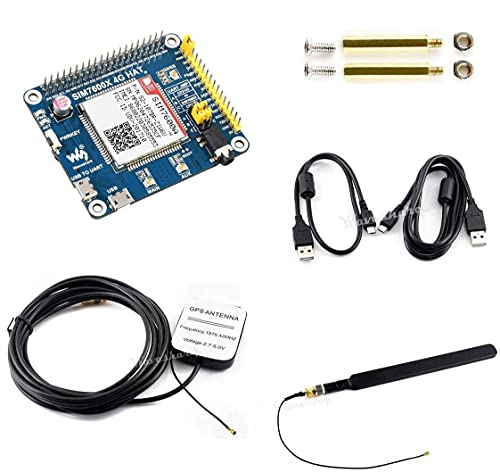 【中古】【未使用・未開封品】4G / 3G / GNSS HAT モジュール Raspberry Pi Zero/Zero W/Zero WH/2B/3B/3B+/4B/Jetson Nano用 SIM7600A-H 4G通信とGNSSポジ...