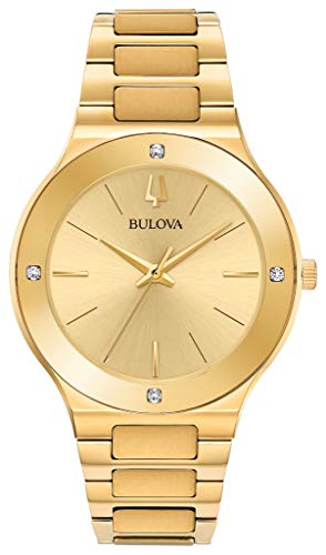 【中古】【未使用・未開封品】Bulova メンズ Futuro ゴールドトーン ダイヤモンドアクセントウォッチ 97E100, ゴールド【メーカー名】【メーカー型番】【ブランド名】Bulova(ブローバ) 腕時計 【商品説明】Bulova ...